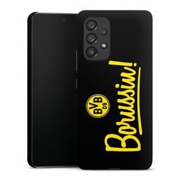 DeinDesign Galaxy A53 5G Handy Premium Case Smartphone Handyh&uuml;lle Schutzh&uuml;lle gl&auml;nzend Borussia Dortmund Soccer Bvb Premium Case