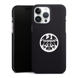 DeinDesign iPhone 14 Pro Max Handy Premium Case Smartphone Handyh&uuml;lle Schutzh&uuml;lle matt Logo Eintracht Frankfurt Eagle Premium Case