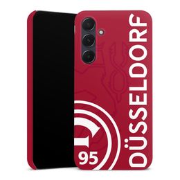 DeinDesign Galaxy A55 5G Handy Premium Case Smartphone Handyh&uuml;lle Schutzh&uuml;lle matt Lettering F95 Fortuna D&uuml;sseldorf Premium Case