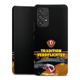 DeinDesign Galaxy A53 5G Handy Premium Case Smartphone Handyh&uuml;lle Schutzh&uuml;lle matt Sg Dynamo Dresden Merchandise Sgd Premium Case