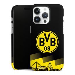 DeinDesign iPhone 14 Pro Handy Premium Case Smartphone Handyh&uuml;lle Schutzh&uuml;lle matt Borussia Dortmund Stadium Bvb Premium Case