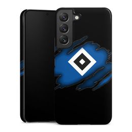 DeinDesign Galaxy S22 Handy Premium Case Smartphone Handyh&uuml;lle Schutzh&uuml;lle gl&auml;nzend Official Licensed Product Hsv Hamburger Sv Premium Case