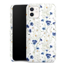 DeinDesign iPhone 12 mini Handy Premium Case Smartphone Handyh&uuml;lle Schutzh&uuml;lle matt Flowers Muster Flower Premium Case