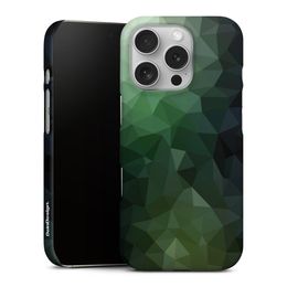 DeinDesign iPhone 16 Pro Handy Premium Case Smartphone Handyh&uuml;lle Schutzh&uuml;lle matt Tarnmuster Geometric Mosaic Premium Case