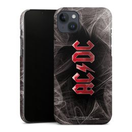 DeinDesign iPhone 14 Plus Handy Premium Case Smartphone Handyh&uuml;lle Schutzh&uuml;lle gl&auml;nzend Merchandise Acdc Logo Premium Case