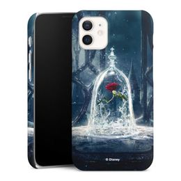 DeinDesign iPhone 12 mini Handy Premium Case Smartphone Handyh&uuml;lle Schutzh&uuml;lle matt Rose The Beauty And The Beast Disney Princess Premium Case