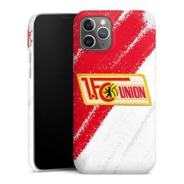 DeinDesign iPhone 12 Pro Handy Premium Case Smartphone Handyh&uuml;lle Schutzh&uuml;lle matt 1. Fc Union Berlin Logo Official Licensed Product Premium Case