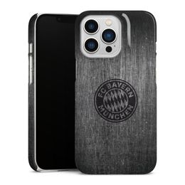 DeinDesign iPhone 13 Pro Handy Premium Case Smartphone Handyh&uuml;lle Schutzh&uuml;lle gl&auml;nzend Fcb Metallic Look Fc Bayern M&uuml;nchen Premium Case