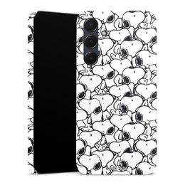 DeinDesign Galaxy A55 5G Handy Premium Case Smartphone Handyh&uuml;lle Schutzh&uuml;lle matt Peanuts Snoopy Muster Premium Case