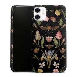 DeinDesign iPhone 11 Handy Premium Case Smartphone Handyh&uuml;lle Schutzh&uuml;lle matt Flower Wreath Bee Blossom Premium Case