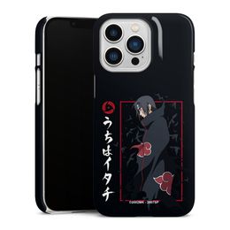 DeinDesign iPhone 13 Pro Handy Premium Case Smartphone Handyh&uuml;lle Schutzh&uuml;lle gl&auml;nzend Official Licensed Product Naruto Shippuden Itachi Uchiha Premium Case