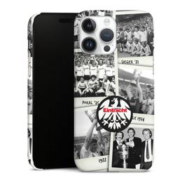DeinDesign iPhone 14 Pro Max Handy Premium Case Smartphone Handyh&uuml;lle Schutzh&uuml;lle matt Retro Official Licensed Product Eintracht Frankfurt Premium Case