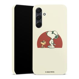 DeinDesign Galaxy A55 5G Handy Premium Case Smartphone Handyh&uuml;lle Schutzh&uuml;lle matt Snoopy Official Licensed Product Kindheit Premium Case