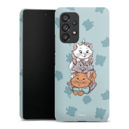 DeinDesign Galaxy A53 5G Handy Premium Case Smartphone Handyh&uuml;lle Schutzh&uuml;lle gl&auml;nzend Aristocats Cat Disney Premium Case