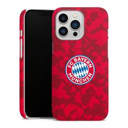 DeinDesign iPhone 13 Pro Handy Premium Case Smartphone Handyh&uuml;lle Schutzh&uuml;lle matt Camouflage Fcb Fc Bayern M&uuml;nchen Premium Case