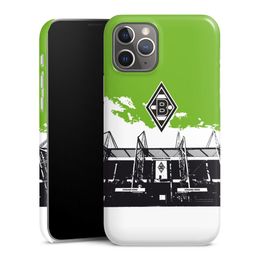 DeinDesign iPhone 12 Pro Handy Premium Case Smartphone Handyh&uuml;lle Schutzh&uuml;lle gl&auml;nzend Borussia M&ouml;nchengladbach Merchandise Stadium Premium Case