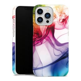 DeinDesign iPhone 13 Pro Handy Premium Case Smartphone Handyh&uuml;lle Schutzh&uuml;lle matt Rainbow Colour Water Premium Case
