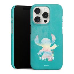 DeinDesign iPhone 15 Pro Handy Premium Case Smartphone Handyh&uuml;lle Schutzh&uuml;lle matt Lilo & Stitch Official Licensed Product Disney Premium Case