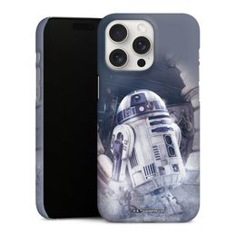 DeinDesign iPhone 15 Pro Max Handy Premium Case Smartphone Handyh&uuml;lle Schutzh&uuml;lle matt Robot Merchandise Star Wars Premium Case