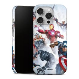 DeinDesign iPhone 16 Pro Handy Premium Case Smartphone Handyh&uuml;lle Schutzh&uuml;lle matt Marvel Avengers Official Licensed Product Premium Case