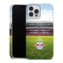 DeinDesign iPhone 13 Pro Max Handy Premium Case Smartphone Handyh&uuml;lle Schutzh&uuml;lle matt Stadium Rb Leipzig Official Licensed Product Premium Case