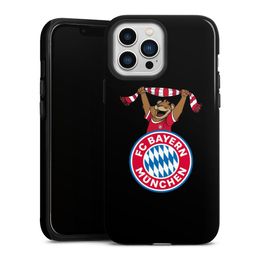 DeinDesign iPhone 13 Pro Max Handy Panzer Handyh&uuml;lle robuste Outdoor H&uuml;lle Schutzh&uuml;lle gl&auml;nzend Bernie Official Licensed Product Fc Bayern M&uuml;nchen Tough Case