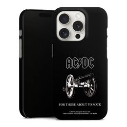 DeinDesign iPhone 15 Pro Handy Premium Case Smartphone Handyh&uuml;lle Schutzh&uuml;lle matt Music Acdc Merchandise Premium Case