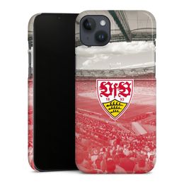 DeinDesign iPhone 14 Plus Handy Premium Case Smartphone Handyh&uuml;lle Schutzh&uuml;lle gl&auml;nzend Stadium Vfb Stuttgart Official Licensed Product Premium Case