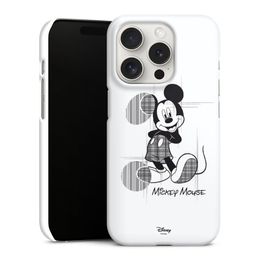 DeinDesign iPhone 15 Pro Handy Premium Case Smartphone Handyh&uuml;lle Schutzh&uuml;lle matt Mickey Mouse Disney Official Licensed Product Premium Case