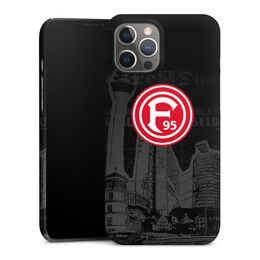 DeinDesign iPhone 12 Pro Max Handy Premium Case Smartphone Handyh&uuml;lle Schutzh&uuml;lle matt Official Licensed Product Logo Fortuna D&uuml;sseldorf Premium Case