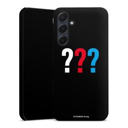 DeinDesign Galaxy A55 5G Handy Premium Case Smartphone Handyh&uuml;lle Schutzh&uuml;lle matt Official Licensed Product Die Drei ??? Logo Premium Case