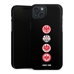 DeinDesign iPhone 15 Plus Handy Premium Case Smartphone Handyh&uuml;lle Schutzh&uuml;lle gl&auml;nzend Eintracht Frankfurt Soccer Sge Premium Case