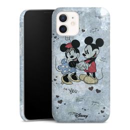 DeinDesign iPhone 12 Handy Premium Case Smartphone Handyh&uuml;lle Schutzh&uuml;lle matt Vintage Disney Premium Case