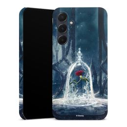 DeinDesign Galaxy A55 5G Handy Premium Case Smartphone Handyh&uuml;lle Schutzh&uuml;lle matt Rose The Beauty And The Beast Disney Princess Premium Case