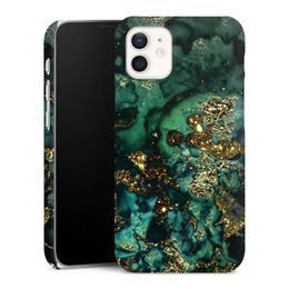 DeinDesign iPhone 12 mini Handy Premium Case Smartphone Handyh&uuml;lle Schutzh&uuml;lle matt Muster Glitzer Marble Premium Case