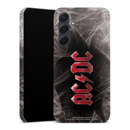 DeinDesign Galaxy A55 5G Handy Premium Case Smartphone Handyh&uuml;lle Schutzh&uuml;lle matt Merchandise Acdc Logo Premium Case