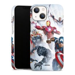 DeinDesign iPhone 13 Mini Handy Premium Case Smartphone Handyh&uuml;lle Schutzh&uuml;lle gl&auml;nzend Marvel Avengers Official Licensed Product Premium Case