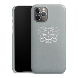 DeinDesign iPhone 12 Pro Handy Premium Case Smartphone Handyh&uuml;lle Schutzh&uuml;lle gl&auml;nzend Bayer 04 Leverkusen Coat Of Arms Official Licensed Product Premium Case