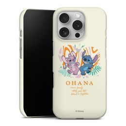 DeinDesign iPhone 16 Pro Handy Premium Case Smartphone Handyh&uuml;lle Schutzh&uuml;lle matt Official Licensed Product Lilo & Stitch Disney Premium Case