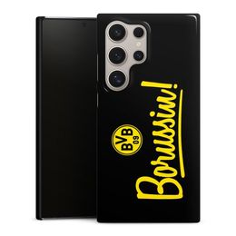 DeinDesign Galaxy S24 Ultra Handy Premium Case Smartphone Handyh&uuml;lle Schutzh&uuml;lle gl&auml;nzend Borussia Dortmund Bvb Soccer Premium Case