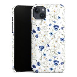 DeinDesign iPhone 14 Plus Handy Premium Case Smartphone Handyh&uuml;lle Schutzh&uuml;lle gl&auml;nzend Flowers Muster Flower Premium Case