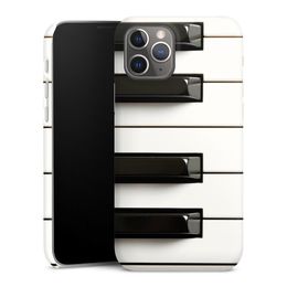 DeinDesign iPhone 12 Pro Handy Premium Case Smartphone Handyh&uuml;lle Schutzh&uuml;lle matt Klavier Music Piano Premium Case