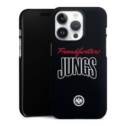 DeinDesign iPhone 14 Pro Handy Premium Case Smartphone Handyh&uuml;lle Schutzh&uuml;lle matt Eintracht Frankfurt Sge Official Licensed Product Premium Case