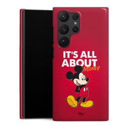 DeinDesign Galaxy S23 Ultra Handy Premium Case Smartphone Handyh&uuml;lle Schutzh&uuml;lle gl&auml;nzend Disney Official Licensed Product Mouse Premium Case