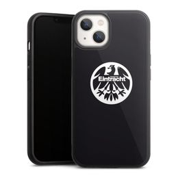 DeinDesign iPhone 13 Handy Gallery Case Handyh&uuml;lle 9H Geh&auml;rtetes Glas R&uuml;ckseite H&uuml;lle Logo Eintracht Frankfurt Eagle Gallery Case