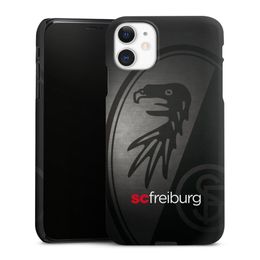 DeinDesign iPhone 11 Handy Premium Case Smartphone Handyh&uuml;lle Schutzh&uuml;lle matt Sc Freiburg Official Licensed Product Metallic Look Premium Case