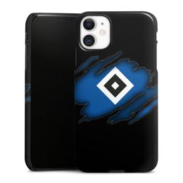 DeinDesign iPhone 11 Handy Premium Case Smartphone Handyh&uuml;lle Schutzh&uuml;lle gl&auml;nzend Official Licensed Product Hsv Hamburger Sv Premium Case