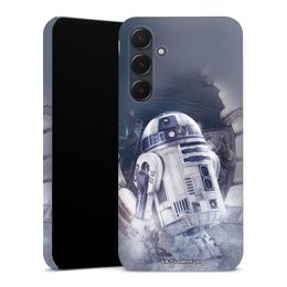 DeinDesign Galaxy A55 5G Handy Premium Case Smartphone Handyh&uuml;lle Schutzh&uuml;lle matt Robot Merchandise Star Wars Premium Case