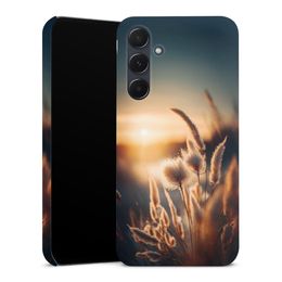 DeinDesign Galaxy A55 5G Handy Premium Case Smartphone Handyh&uuml;lle Schutzh&uuml;lle matt Sun Pampasgras Nature Premium Case