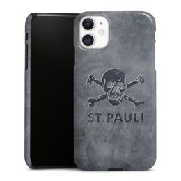 DeinDesign iPhone 11 Handy Premium Case Smartphone Handyh&uuml;lle Schutzh&uuml;lle gl&auml;nzend Concrete Logo Fc St. Pauli Premium Case
